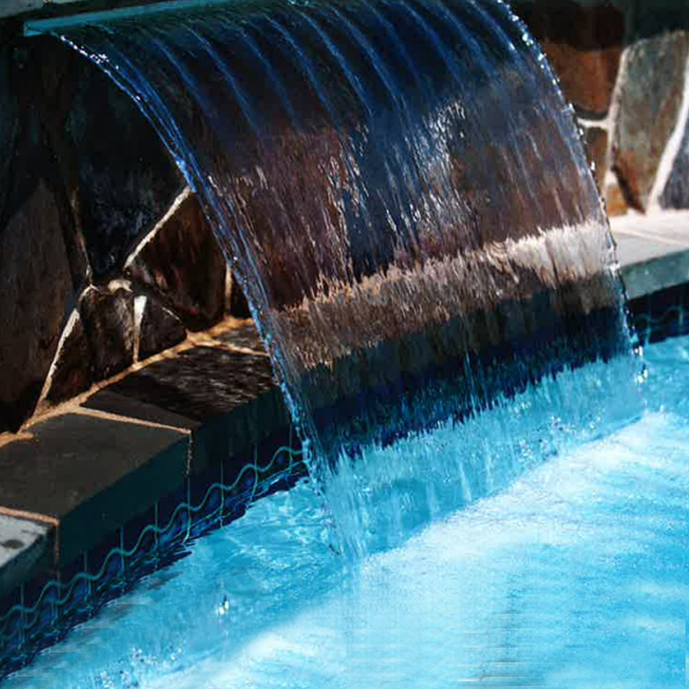 Cascade piscine et fontaine | Piscine Center