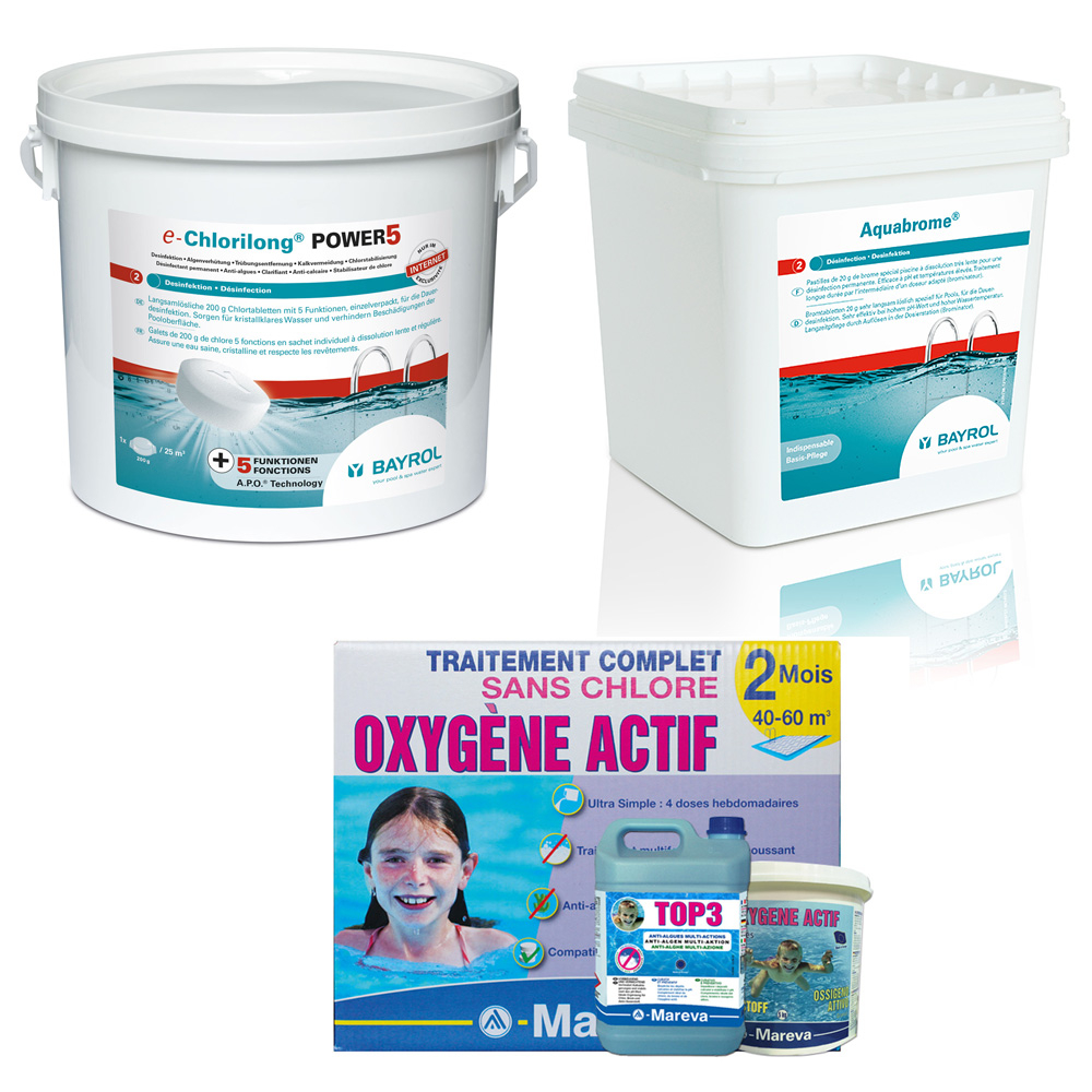 produits de traitement de l'eau de piscine | Piscine Center