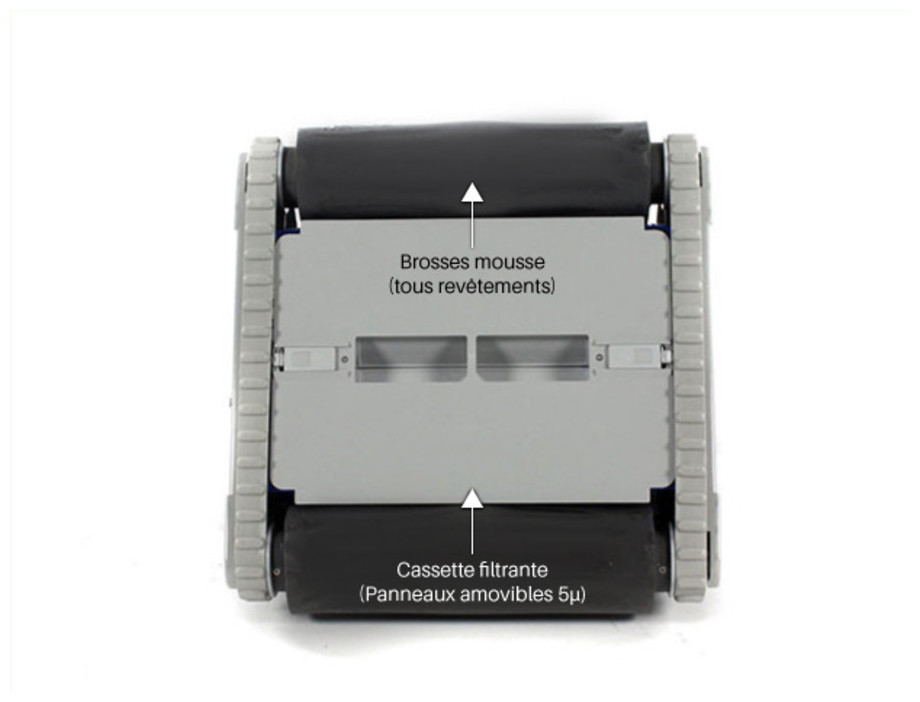 Tiger Shark QUICK CLEAN : 2 programmes / brosses mousses | Piscine Center