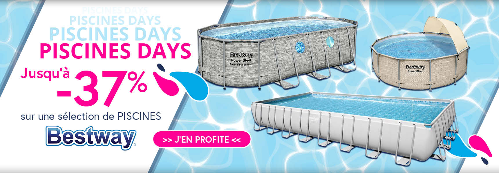 Piscine Center, Vente de matériel & accessoires piscine