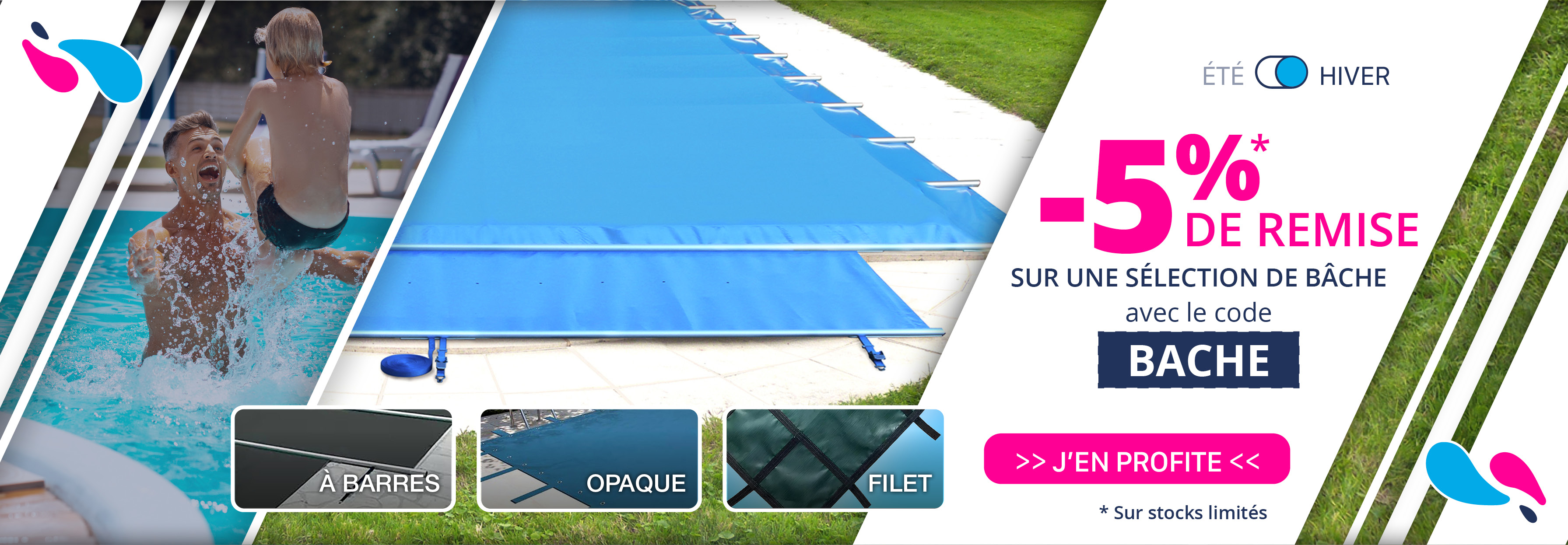 Piscine Center, Vente de matériel & accessoires piscine