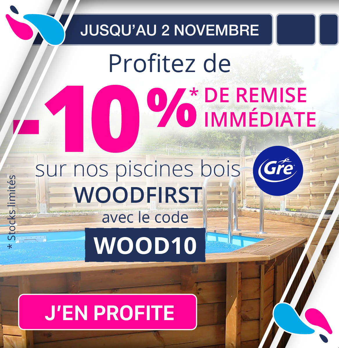 Piscine Center, Vente de matériel & accessoires piscine