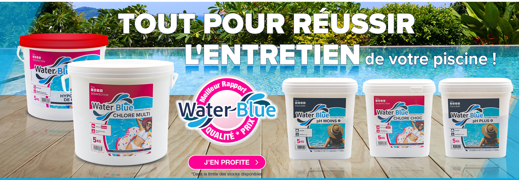 Piscine Center, Vente de matériel & accessoires piscine