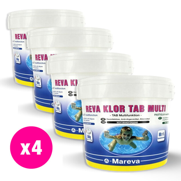 Mareva Chlore piscine multi-fonctions en galets