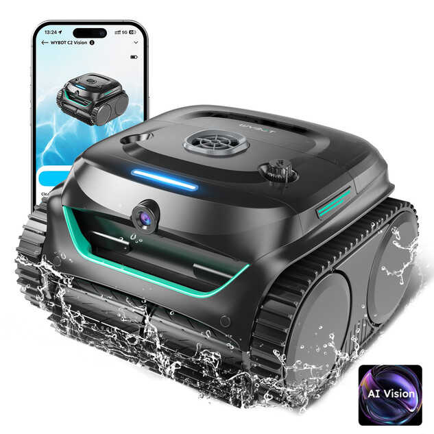 Wybot C2 Vision - Robot nettoyeur de piscine avec vision IA | Piscine ...